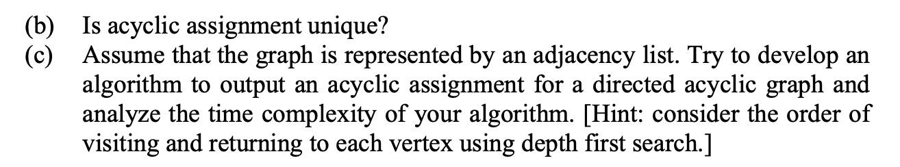 Solved [15%] A directed acyclic graph is a directed graph | Chegg.com