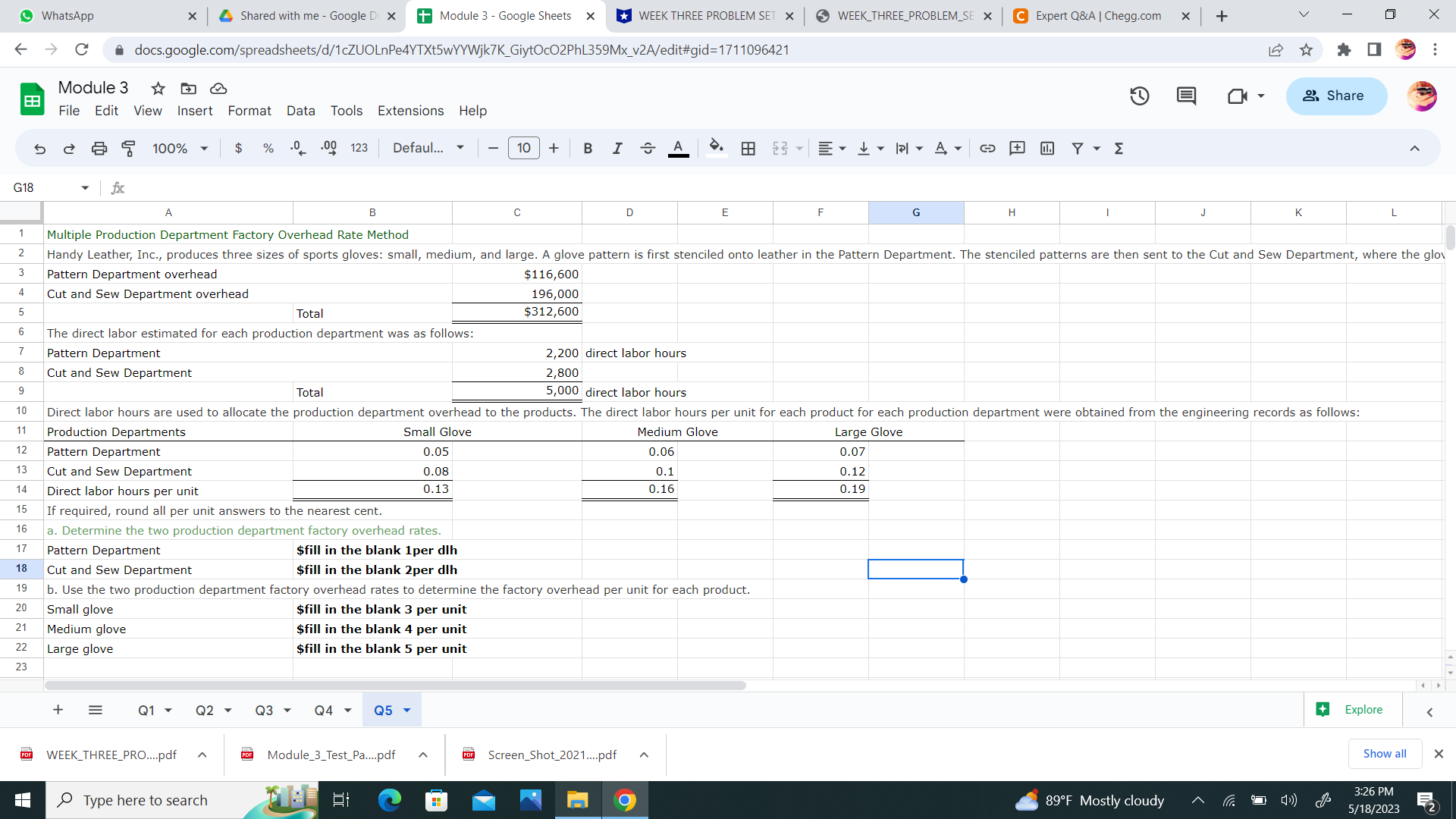Solved WhatsApp Shared with me - Google [ Module 3 - Google | Chegg.com