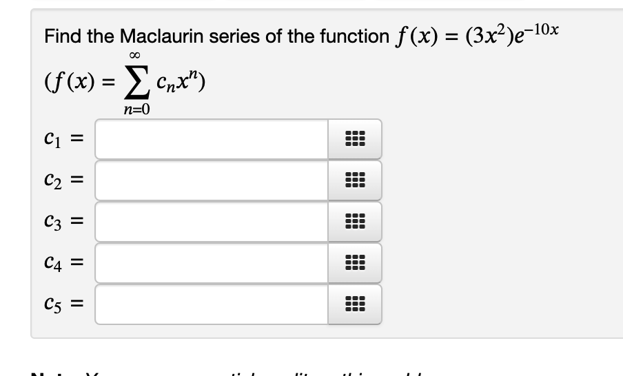 Solved Find the Maclaurin series of the function | Chegg.com
