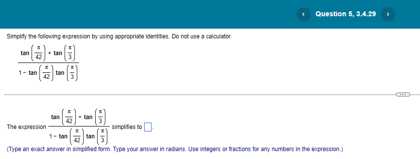 Solved Simplify the following expression by using | Chegg.com