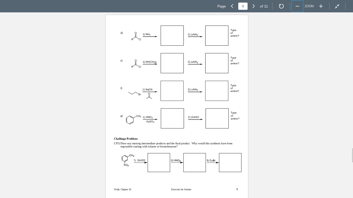 Solved Challenge Problem: CP1) Draw any missing intermediate | Chegg.com