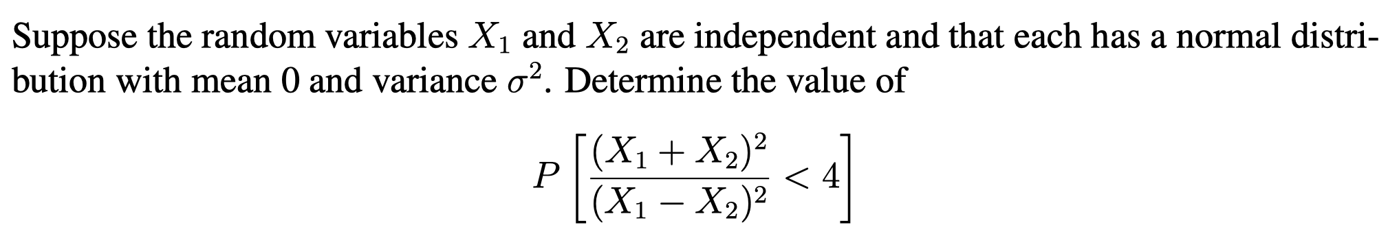 Solved Suppose the random variables X1 and X2 are | Chegg.com