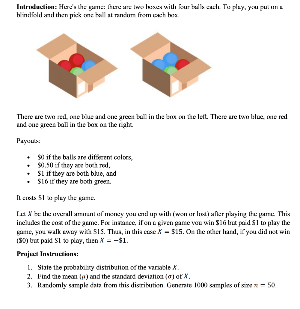 Solved Introduction: Here's the game: there are two boxes | Chegg.com