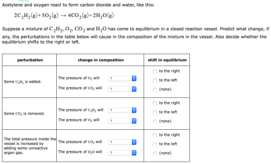 Solved Acetylene and oxygen react to form carbon dioxide and | Chegg.com