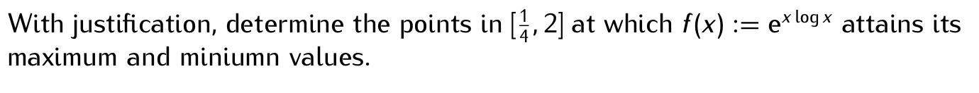 Solved With justification, determine the points in [1, 2] at | Chegg.com