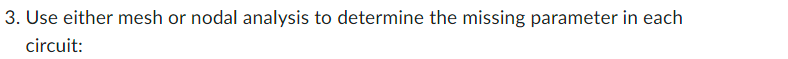 Solved Use either mesh or nodal analysis to determine the | Chegg.com
