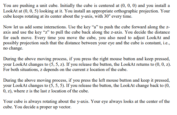The following question is regarding OpenGL. Please | Chegg.com The following question is regarding OpenGL. Please | Chegg.com