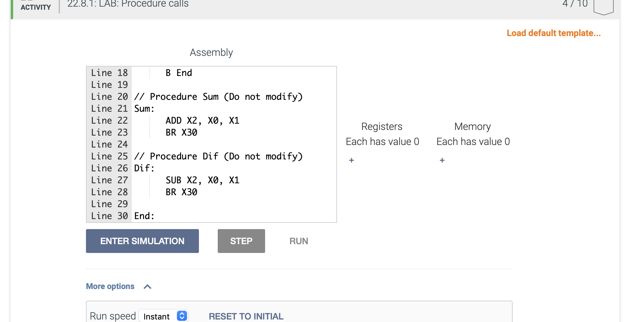 Solved 22.8 LAB: Procedure calls Given the following C | Chegg.com