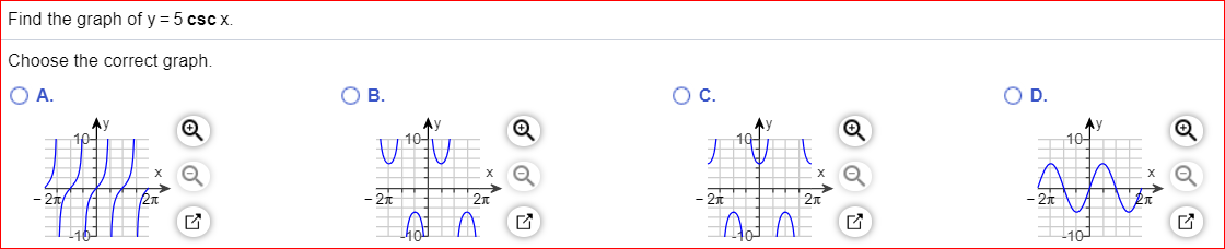 Solved Graph the function over a two-period interval. y = 2 | Chegg.com