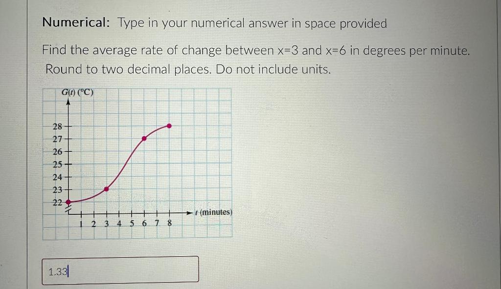 Solved Numerical: Type in your numerical answer in space | Chegg.com