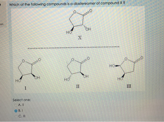 Solved Which of the following compounds is a diastereomer of | Chegg.com