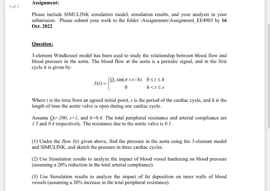 Please include SIMULINK simulation model, simulation | Chegg.com