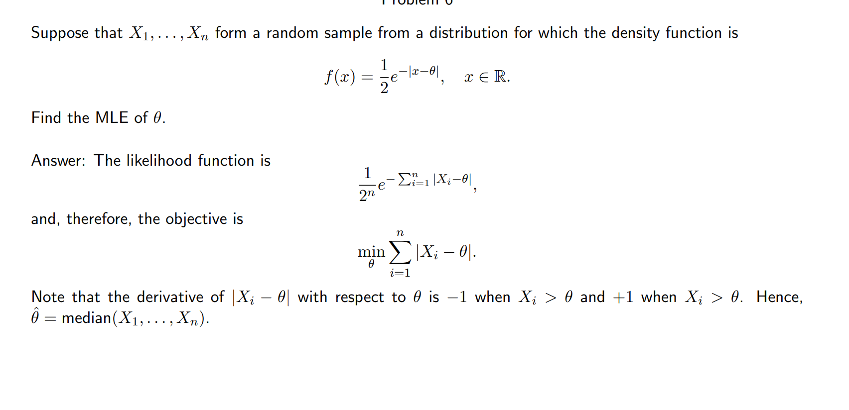 Solved Suppose that X1,…,Xn form a random sample from a | Chegg.com