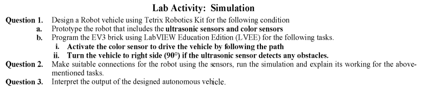 Solved a. Lab Activity: Simulation Question 1. Design a | Chegg.com