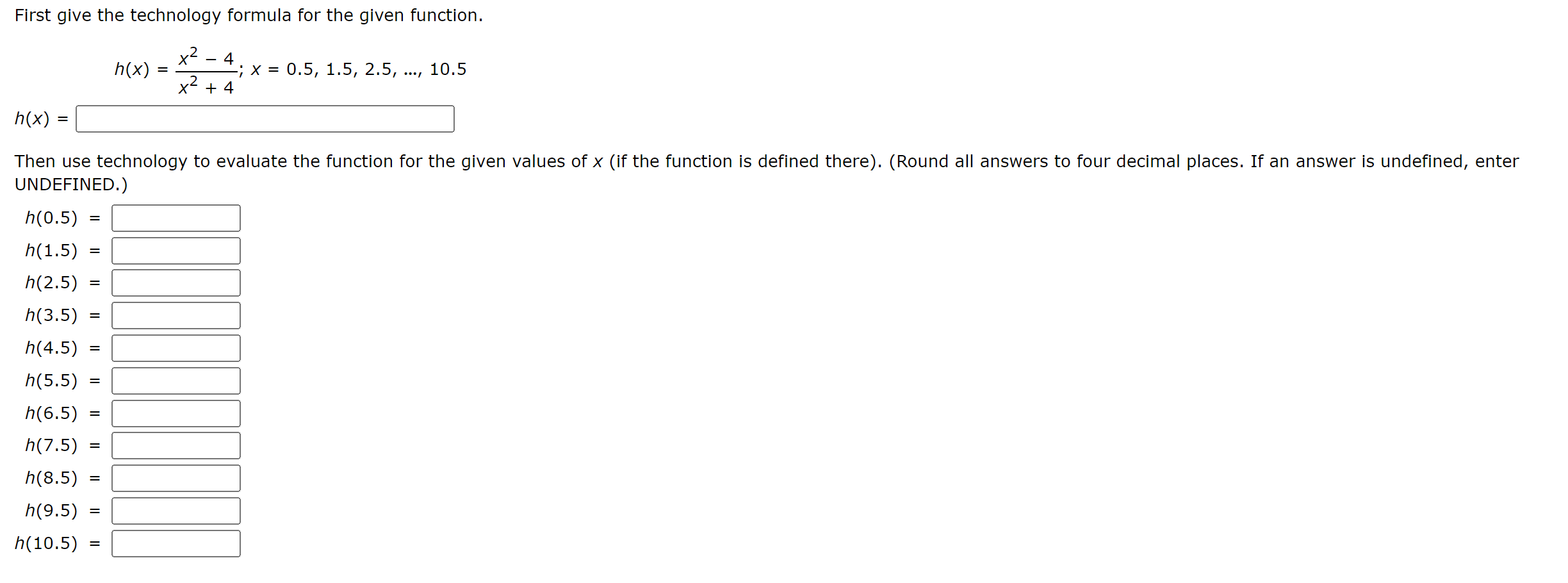 Solved First give the technology formula for the given | Chegg.com