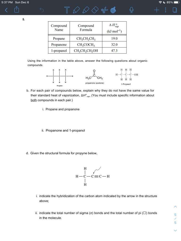 Solved 85% ТО + AHap H₂C "CH₂ 5:37 PM Sun Dec 6 5. Compound | Chegg.com