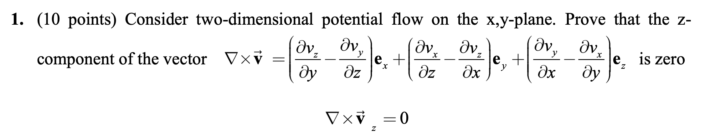 Solved 1. (10 points) Consider two-dimensional potential | Chegg.com