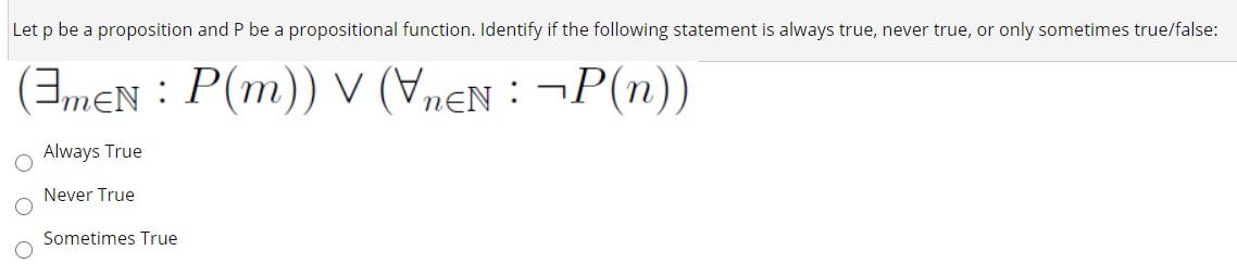 Solved Let p be a proposition and P be a propositional | Chegg.com