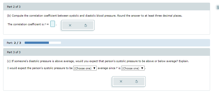 Solved Blood pressure: A blood pressure measurement consists | Chegg.com