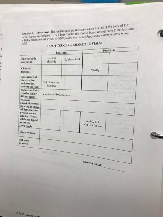 Date Section Instructor's signature_ Name Partner | Chegg.com