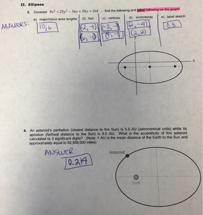 Solved ANSWERS GIVEN. PLEASE COMPLETE BOTH PROBLEMS. Show | Chegg.com