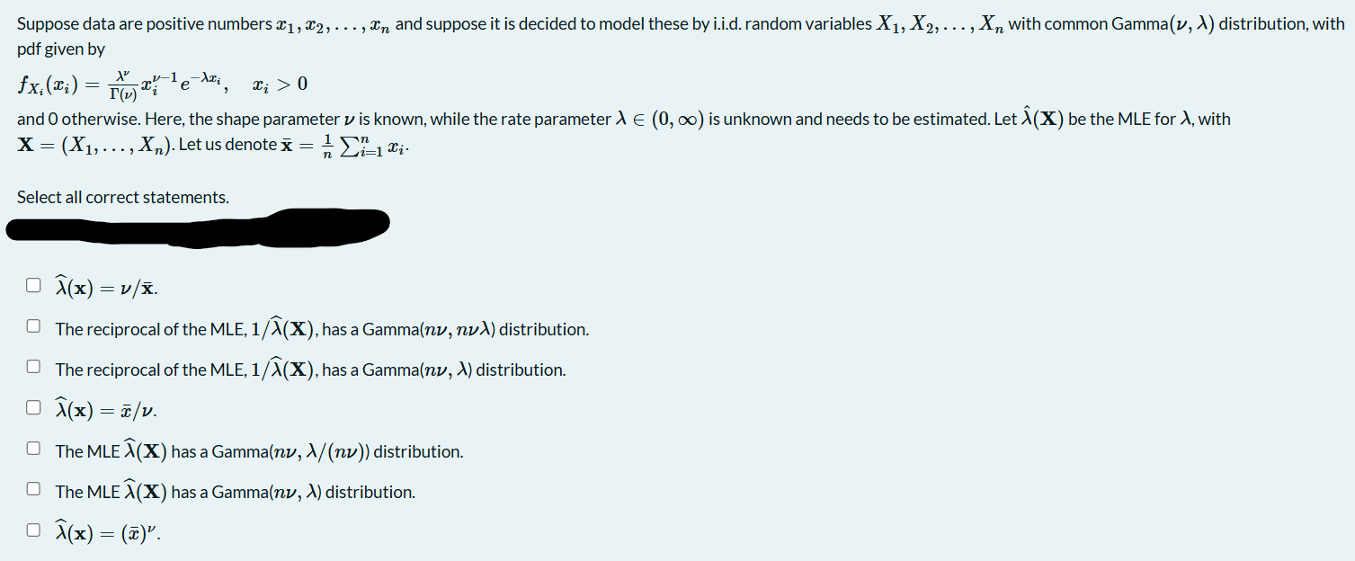 Solved by an EXPERT Suppose data are positive numbers x1,x2,dots,xn ﻿and | Chegg.com