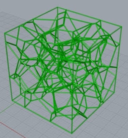 3 ﻿dimensional (cube) ﻿hollow voronoi maintenance in | Chegg.com