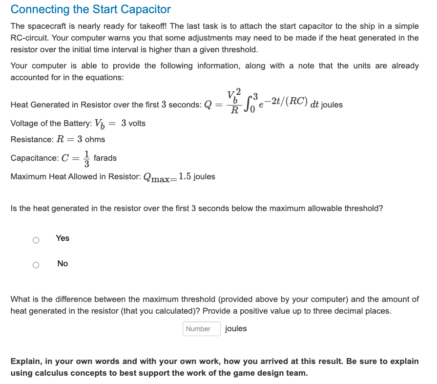 The spacecraft is nearly ready for takeoff! The last | Chegg.com