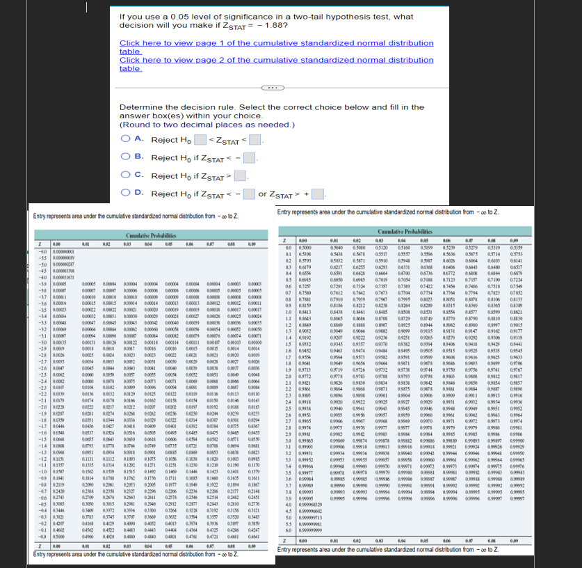 Solved Need help on this statistic question. I provided the | Chegg.com