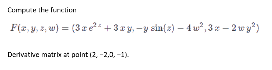 Solved Compute the function | Chegg.com