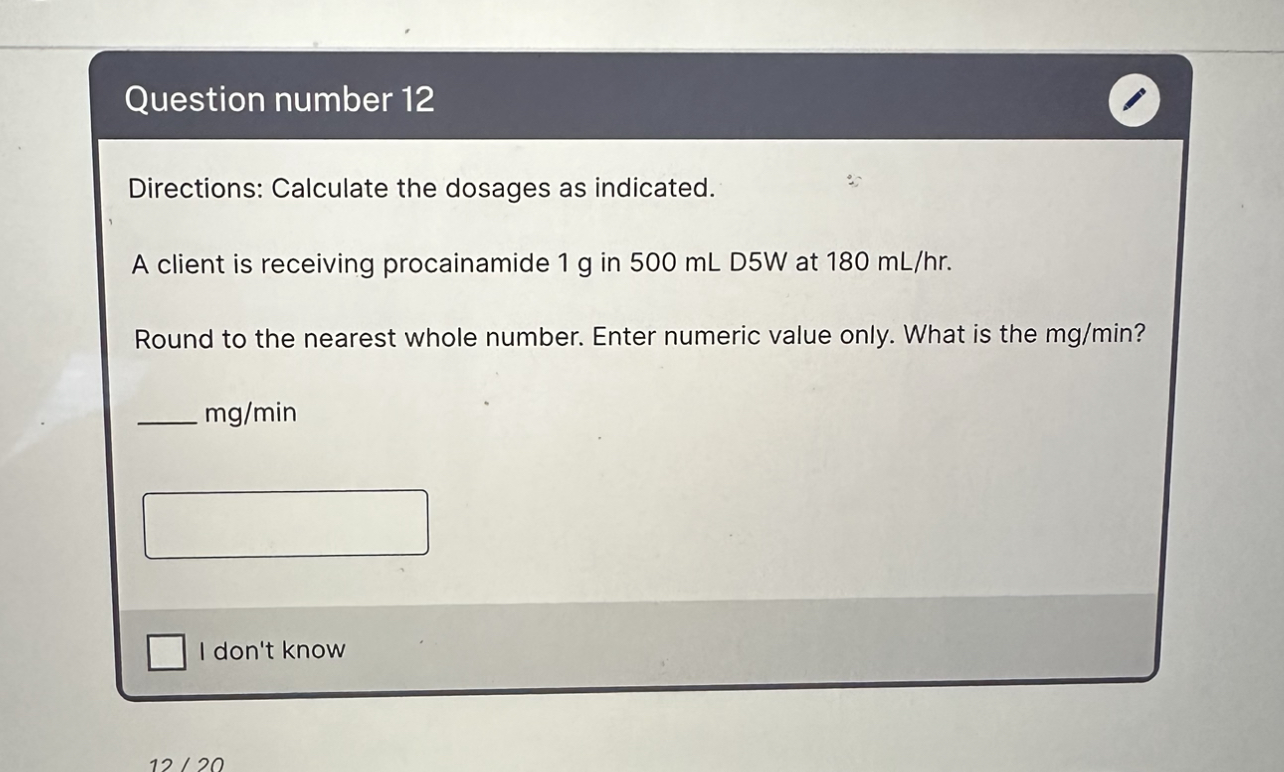 Solved Directions: Determine the following in drops per | Chegg.com