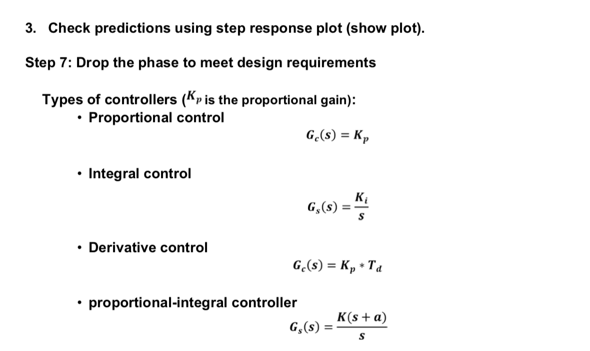 Solved Closed-loop performance problems: In order to predict | Chegg.com