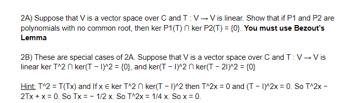 Solved Bezout’s Lemma: Let P1, . . . , Pn be | Chegg.com