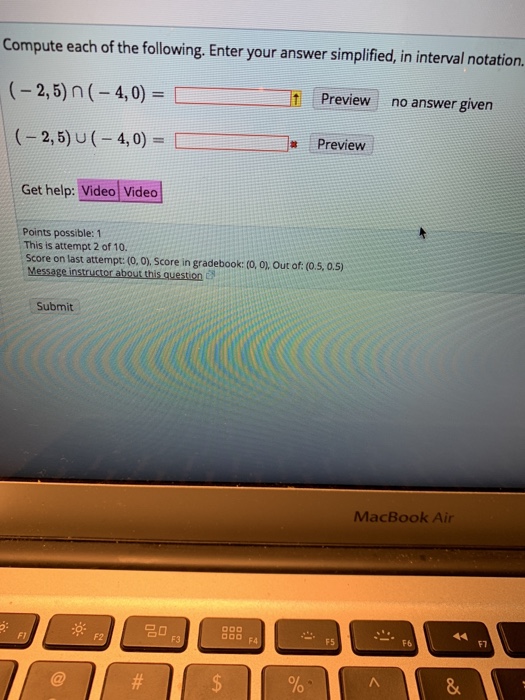 Solved Compute each of the following. Enter your answer | Chegg.com