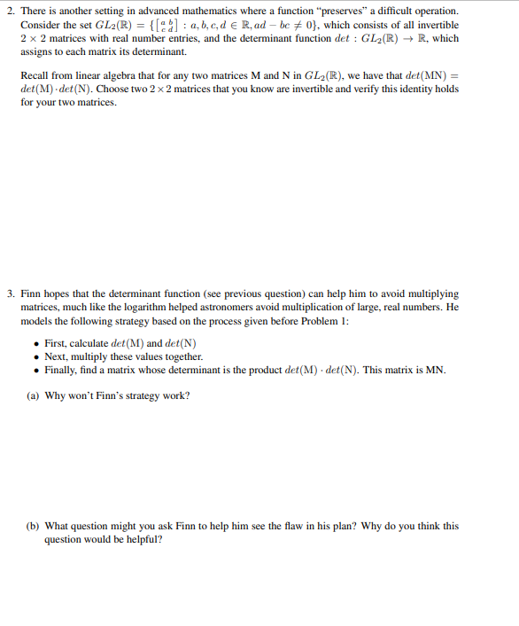 Solved 2. There is another setting in advanced mathematics | Chegg.com