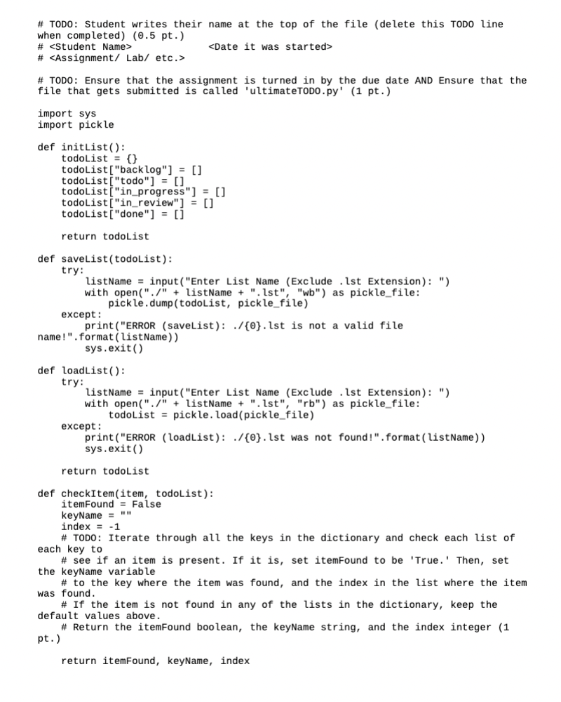 Solved MAIN MENU: [n]ew list, [l]oad list, or | Chegg.com