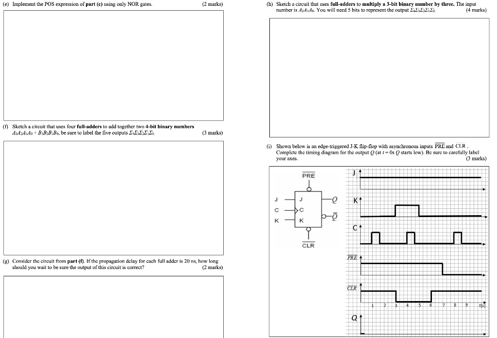 Solved (e) Implement the POS expression of part (c) using | Chegg.com