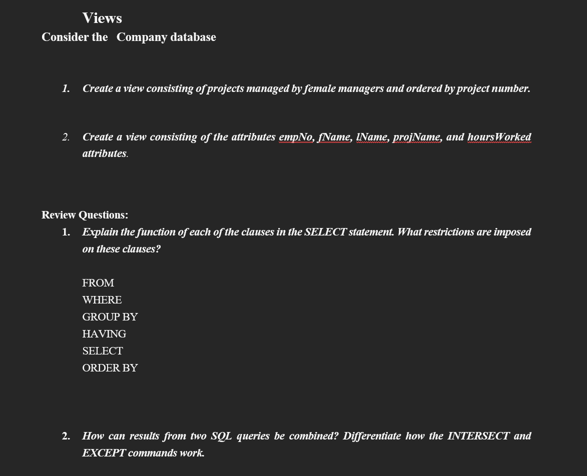Solved (URGENT) I want solution for the following | Chegg.com