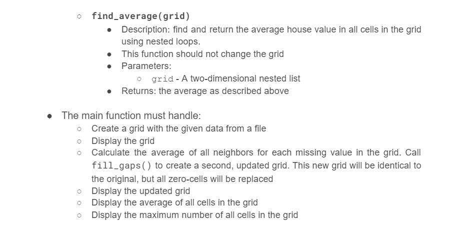 Solved Short Description (Python 3) You will implement a | Chegg.com