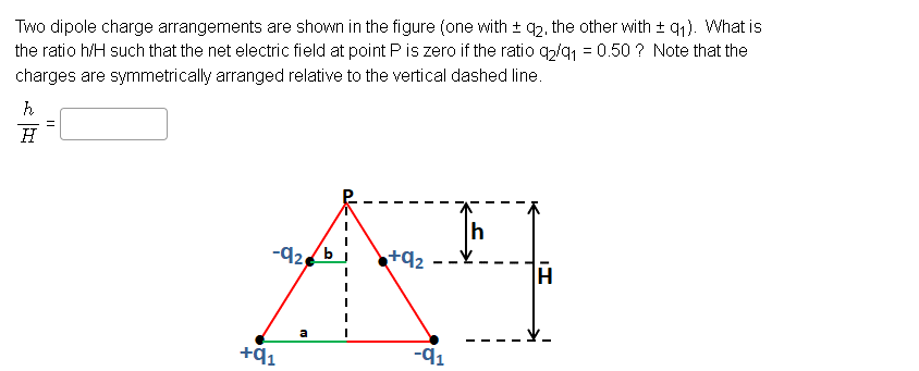 Solved Two dipole charge arrangements are shown in the | Chegg.com
