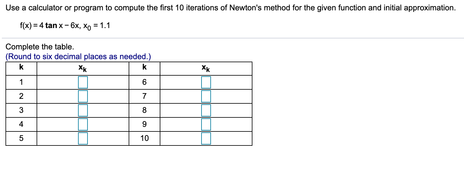 Solved Use a calculator or program to compute the first 10 | Chegg.com