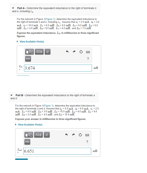 Series-Parallel Combinations of Inductance and | Chegg.com