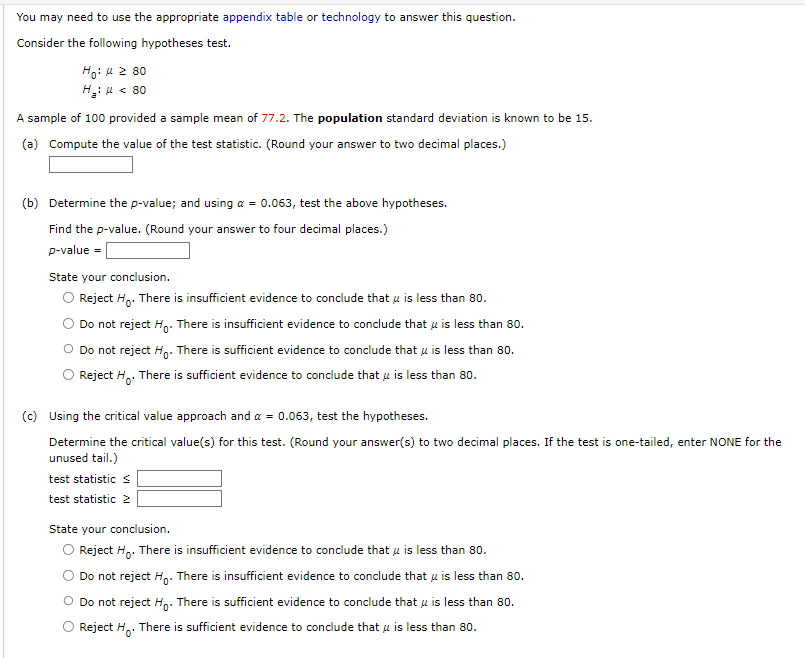 Solved You may need to use the appropriate appendix table or | Chegg.com