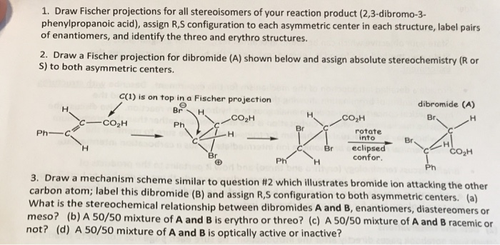 Solved Draw Fischer projections for all stereoisomers of | Chegg.com