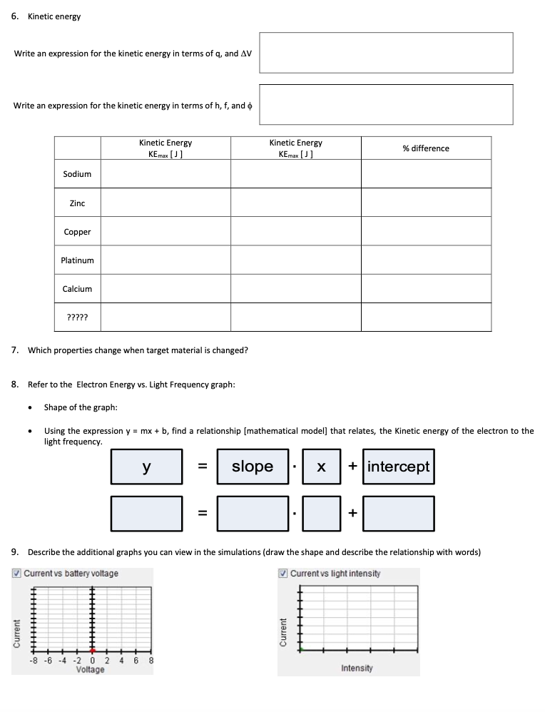 Electron Energy And Light Worksheet Answers | Shelly Lighting