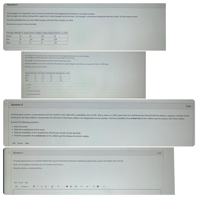 Solved Round vour anment to four decimul. Question 8 Anmer | Chegg.com