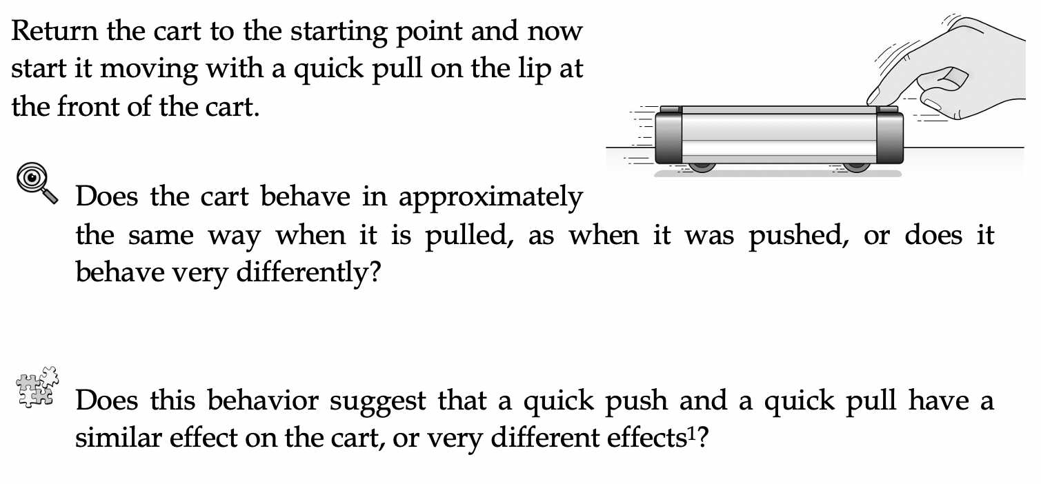 Solved Return the cart to the starting point and now start | Chegg.com