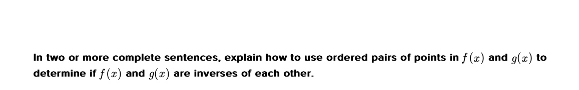 Solved In two or more complete sentences, explain how to use | Chegg.com