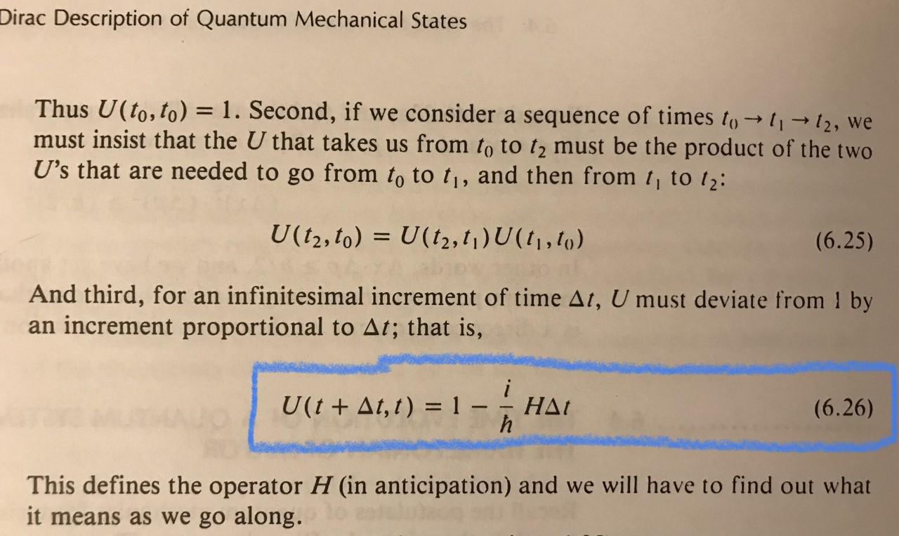 Solved D. From the infinitesimal operator for time | Chegg.com