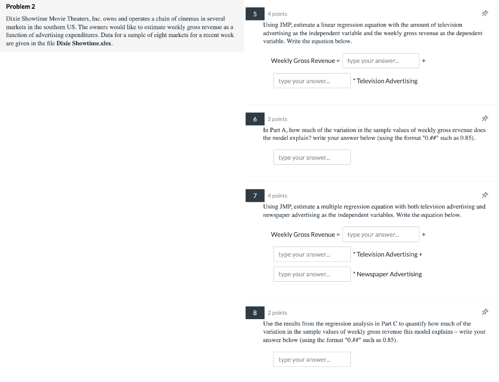 Solved Problem 2 5 Dixie Showtime Movie Theaters, Inc, owns | Chegg.com